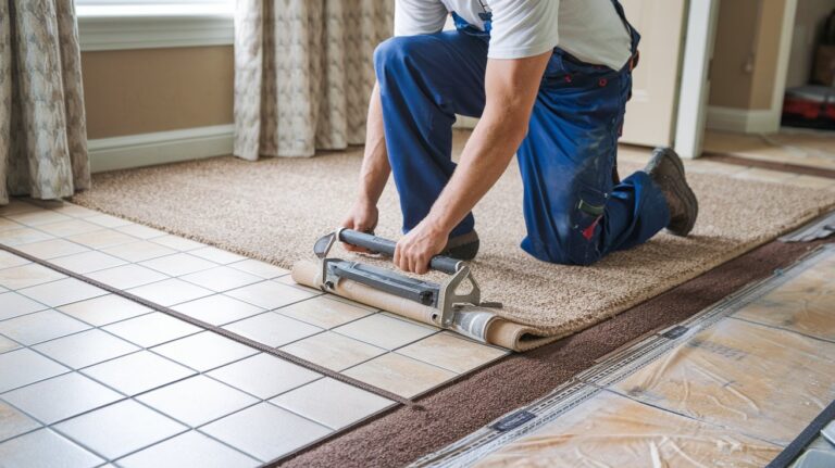How to Lay Carpet on Tiles: Install Carpet Over Tile Like a Pro